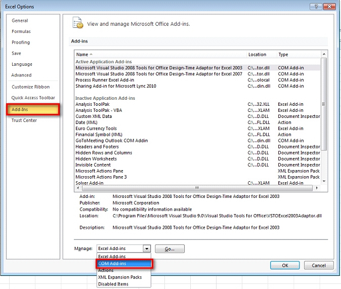 Process Runner Tab Unavailable in Excel | Process Runner Excel Add-in