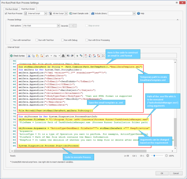 Send Email Using Task Schedule Manager Tool | Process Runner