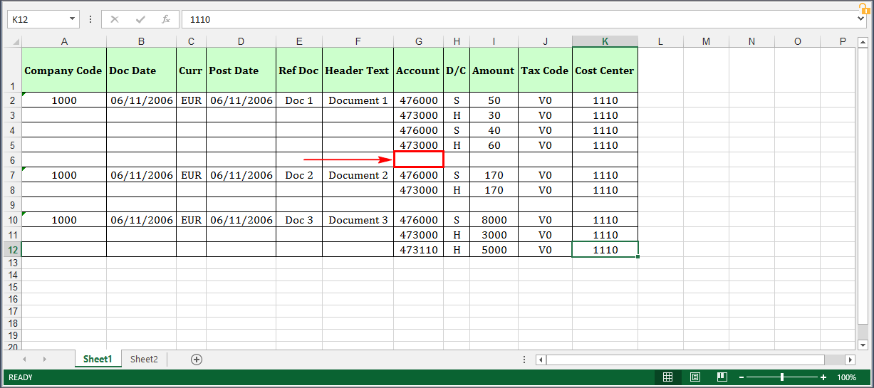 Transaction - Header Detail | Process Runner