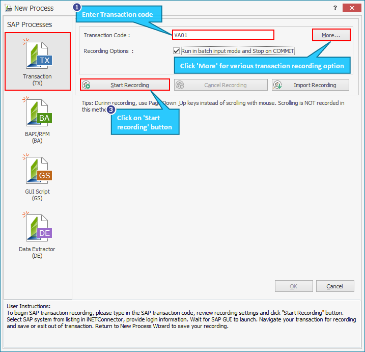 VA01-Header Detail (Multi Line Transaction) | Process Runner
