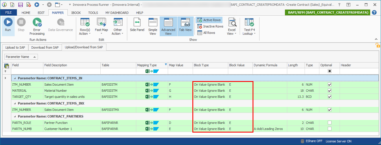 BAPI/RFM - Header Detail | Process Runner