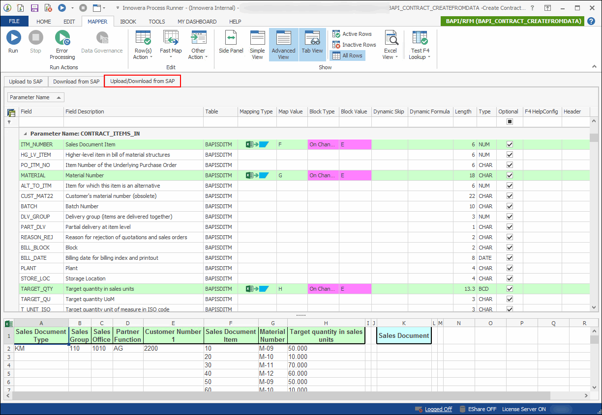 BAPI/RFM - Basic | Process Runner