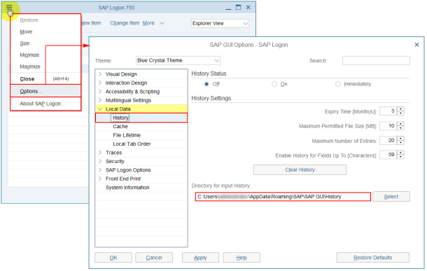 Enable History | Process Runner
