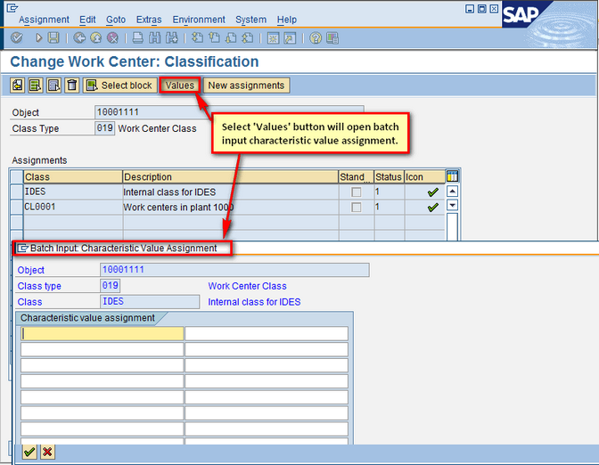 How to work with Classifications and Characteristics