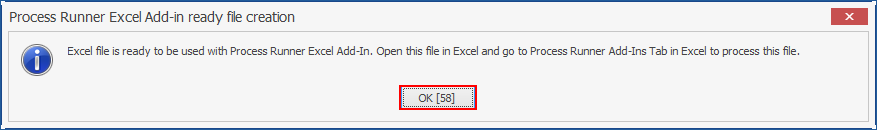 How To Generating Excel Add In Ready File Through Process Runner