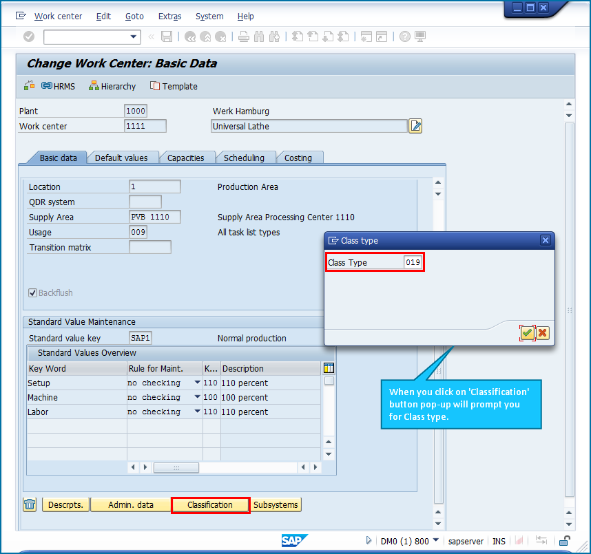 How To... > How to work with Classifications and Characteristics