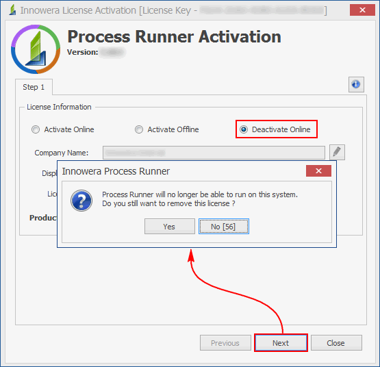 License Management > Process Runner License Transfer/Removal Procedure