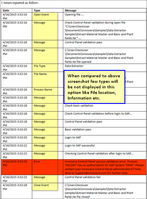 How to schedule log via email